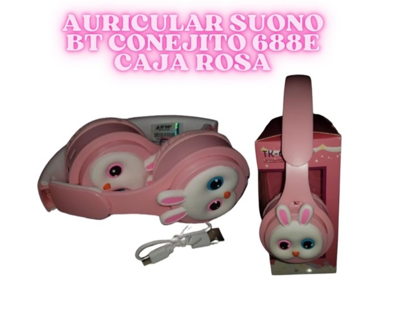 Productos - Del Plata Depot - AURICULAR INALAMBRICO SUONO CONEJITO 688E ...