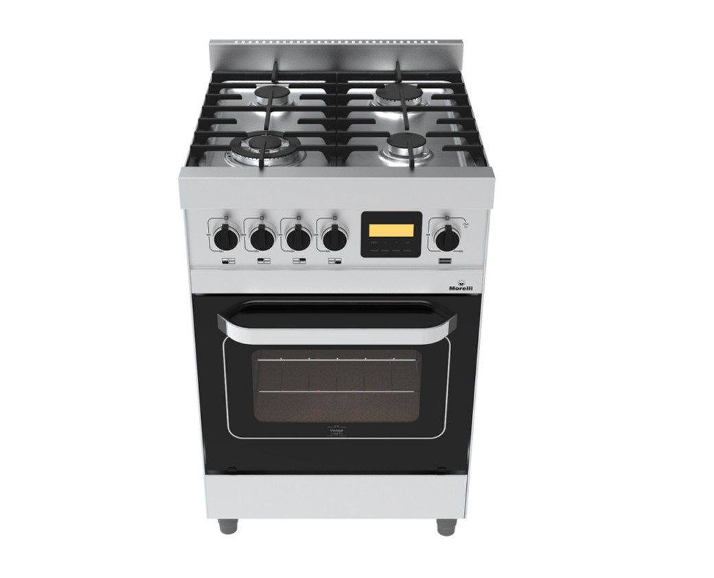 Productos - Del Plata Depot - COCINA MORELLI 550 VINTAGE NEGRA CON PLACA